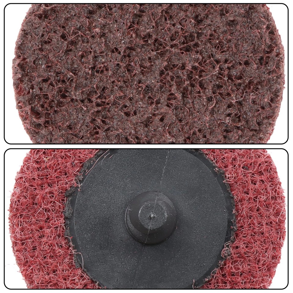 25 Pcs 2 Inch Medium Prep Pad Discs Surface Conditioning Quick Change ...