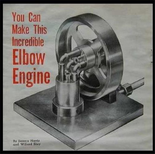 Elbow Steam Engine HowTo build PLANS Lathe job NO CASTING | eBay