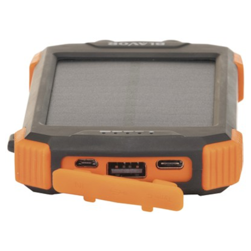 10000mAh Li-Po Battery Weatherproof QI Wireless & Solar Recharging ...