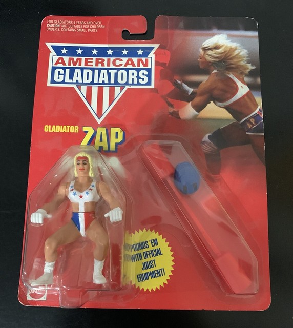 Vintage American Gladiators Zap Action Figure 1991 Made by Mattel for ...