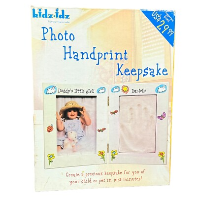 Kid•idz Photo Handprint Keepsake. Blank Customizable Frame With Clay ...