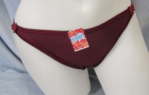 Bfour 100% Nylon String Bikini Panties 2pr 24-28in NWT Size S 2 Colors | eBay