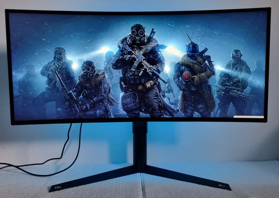 LG 34GK950G-B Monitor, 3440x1440, 400 cd/m2, 1000:1,UltraWide QHD ...