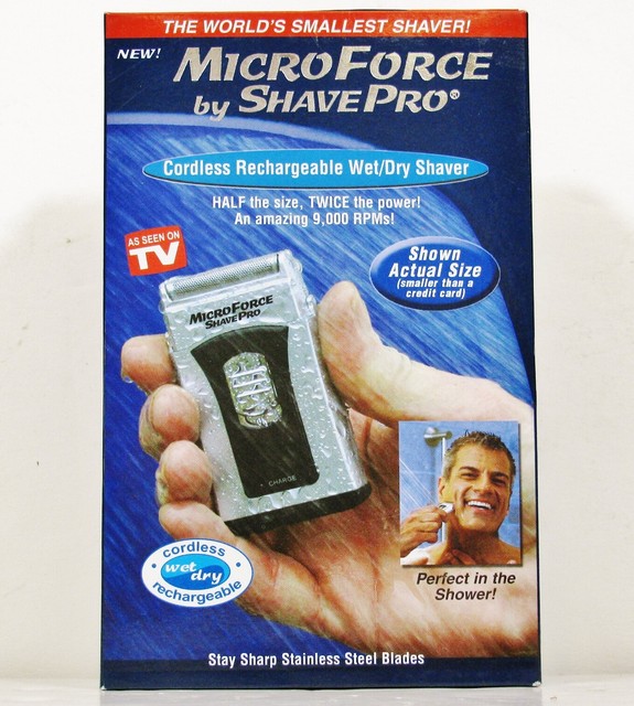 Microforce by ShavePro Cordless and Rechargeable Shaver for sale online ...