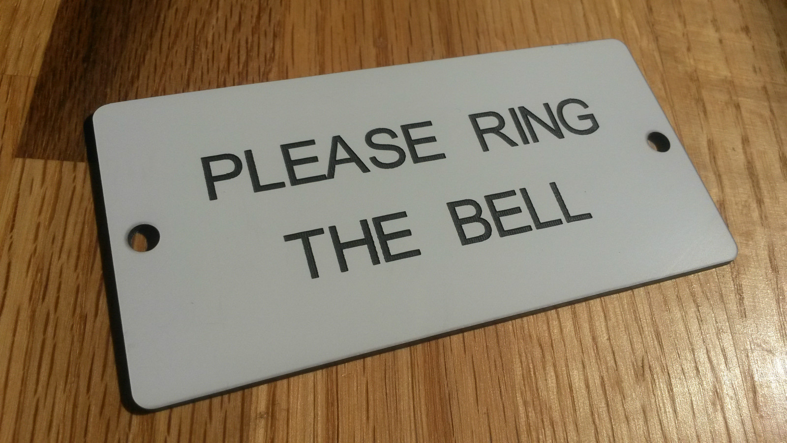 Please Ring The Bell - Engraved Sign - Multiple Sizes and Colours ...
