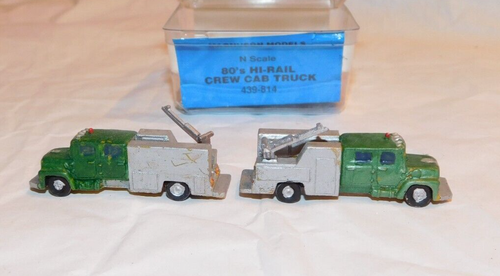 Magnuson Models N Scale #439-814 80's Hirail Crew Cab Trucks, 2 Ea. | eBay