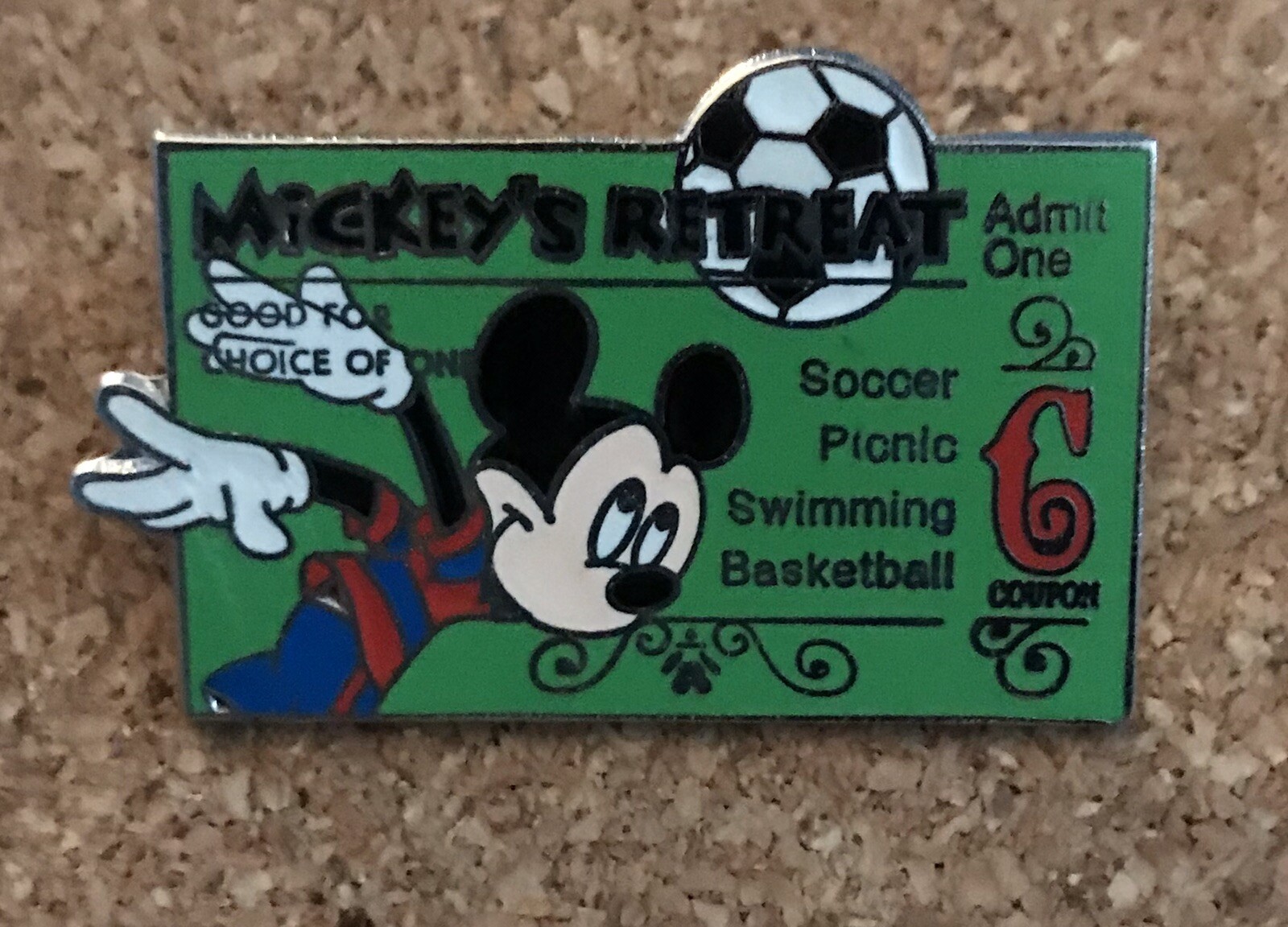 Disney WDW Cast Member Exclusive Party Ticket C Mickey’ Retreat LE 3000 ...