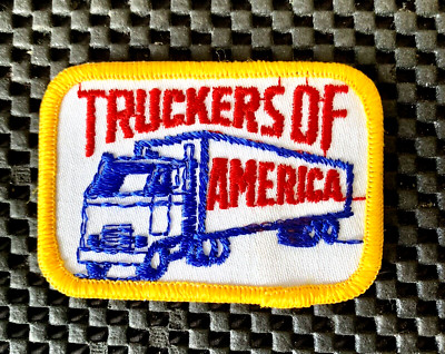 TRUCKERS OF AMERICA EMBROIDERED SEW ON PATCH TRUCKING MOTOR FREIGHT 3 ...