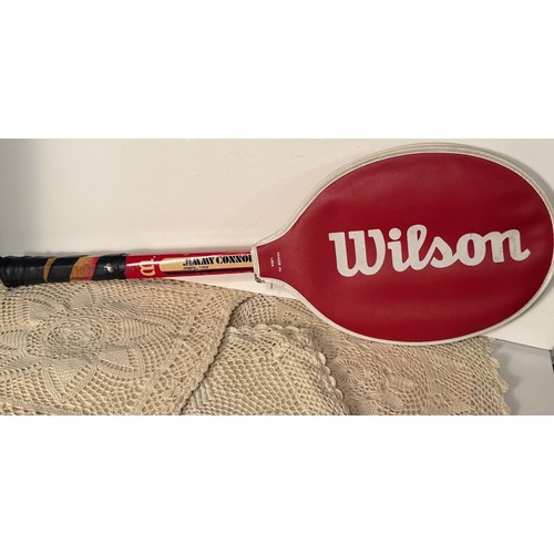 Wilson Jimmy Connors Tennis Racquet American Star Vintage Made in USA ...