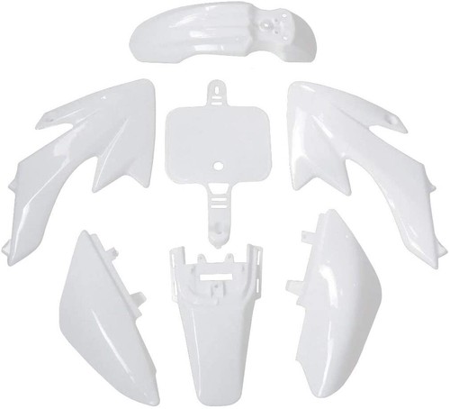 White Plastics Fender Kit For Honda CRF50 XR50 SSR Atomik 110CC 125CC ...
