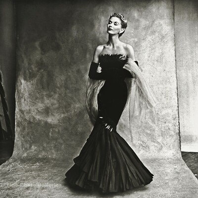 1950/84 Vintage IRVING PENN Female Fashion Rochas Mermaid Dress Photo ...