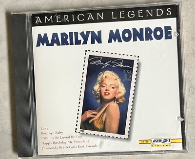 American Legend: Marilyn Monroe by Marilyn Monroe (CD, Mar-1996 ...