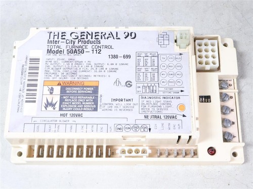 White Rodgers 50A50-112 Total Furnace Control Module 1380-699 THE ...