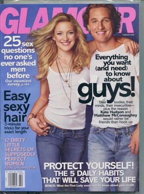 KATE HUDSON & MATTHEW McCONAUGHEY Glamour Magazine 2/08 ~~ F-1-1 ...