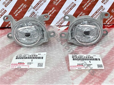 Toyota Genuine 81220-12240 And 81210-12240 Lamps Assy Fog LH And RH US ...