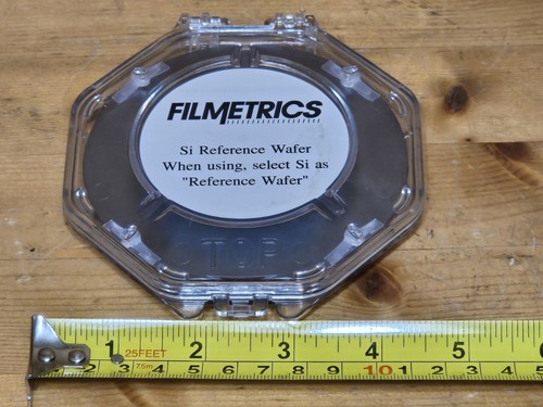 FILMETRICS Si Reference Wafer Thickness Test H93-40 Looks Perfect ...