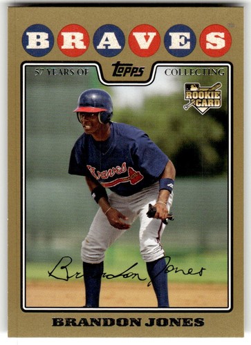 2008 Topps Brandon Jones Gold #/2008 Rookie #126 | eBay