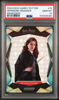2024 KAKAWOW PHANTOM HARRY POTTER SNAKE #75 HERMIONE GRANGER 80/115 PSA ...