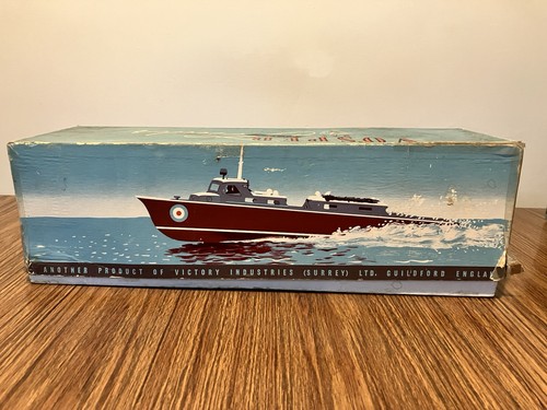 Vintage 1950s Vosper RAF Crash Tender Model Boat In Original Box | eBay UK