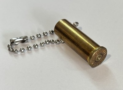 Authentic .38 Caliber Special Spent Shell Casing Key Chain Gun Novelty ...