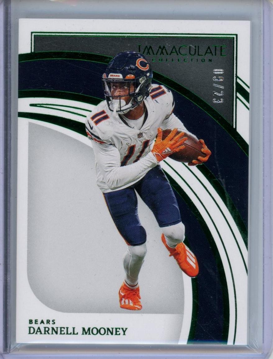 2022 Panini Immaculate Collection - Darnell Mooney #20 Emerald /23 for ...
