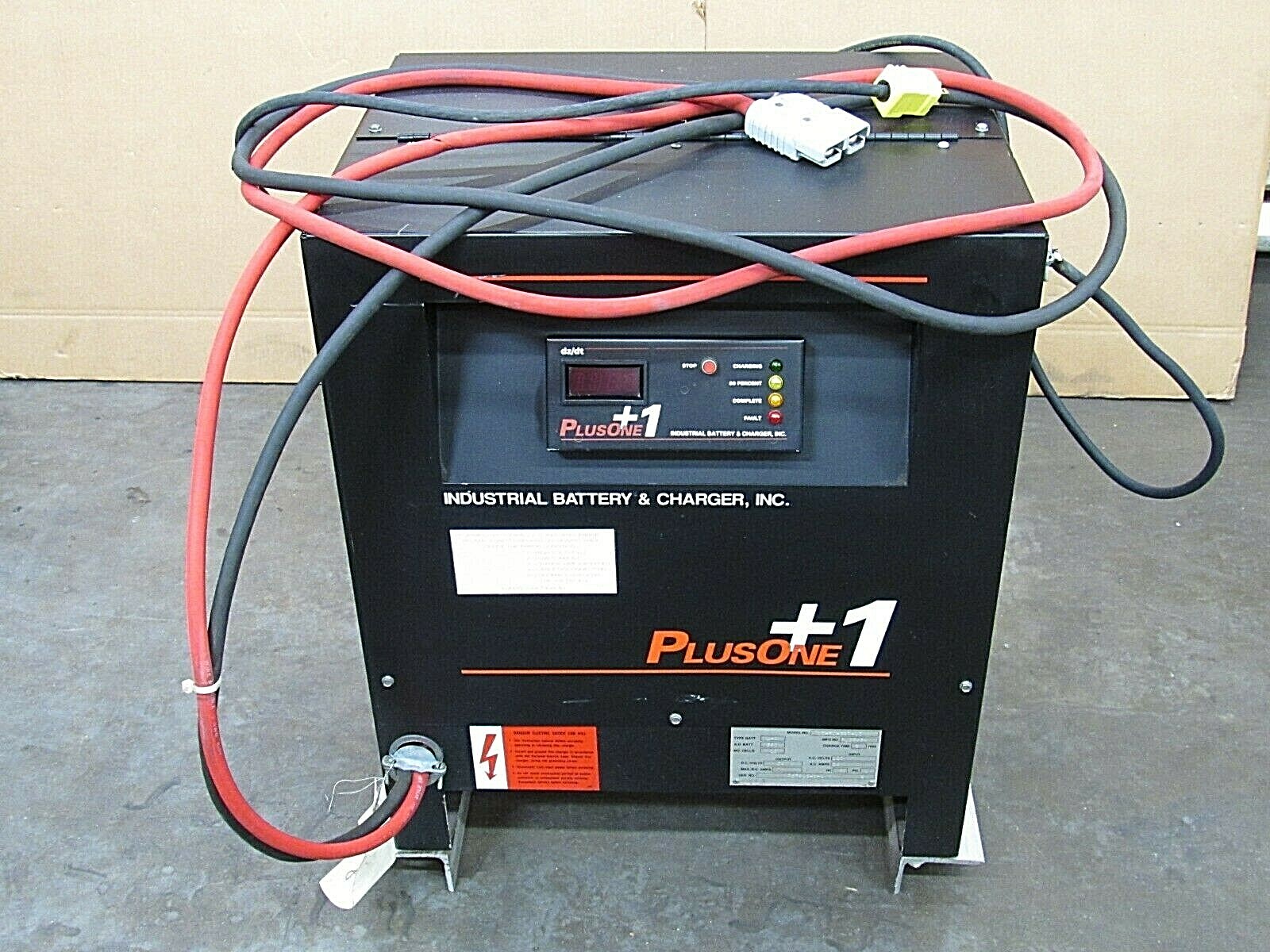 PLUS-ONE BATTERY CHARGER 12-P1-380-1Z 380 AH 24VDC 120VAC 1PH - USED | eBay