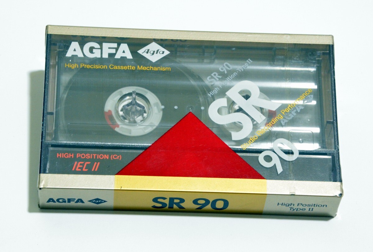 AGFA SR 90 BLANK CASSETTE TAPE SEALED 1989 GERMANY TYPE II | eBay
