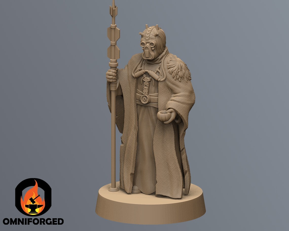 Star Wars Legion Tusken Raider Leader Miniature 3D Printed Resin Mini ...