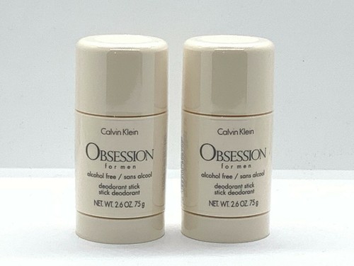 Lot of 2 Pc - Obsession by CK Calvin Klein 2.6 oz Deodorant Stick For ...