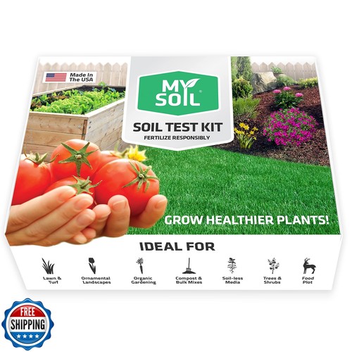 MySoil Soil Test Kit, Unlock Your Lawn and Garden Potential, Complete ...