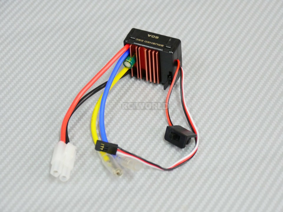 1/10 Waterproof ESC 60 Amp Rock Crawler RC Truck Electronic Speed ...