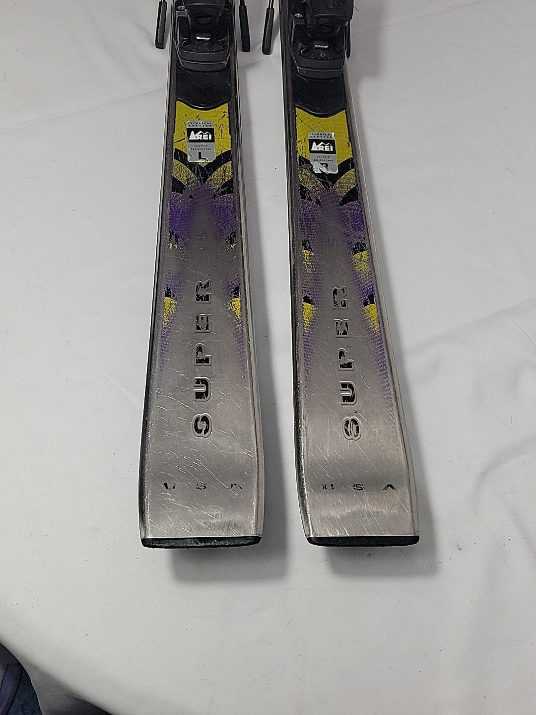 VOLANT SUPER 185cm Carving All Mtn Metal Top Skis SALOMON Composite DR8 ...