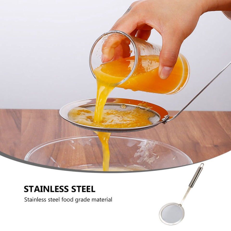 Stainless Steel Colander Individual Soup Strainer Frying Skimmer | eBay UK