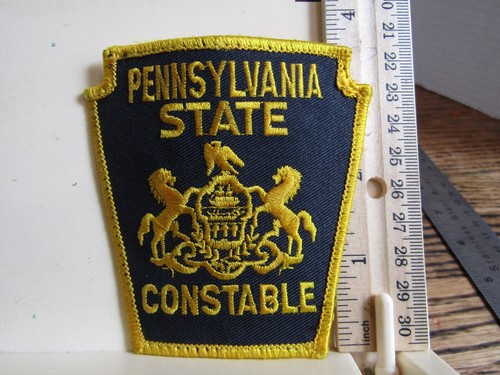 PENNSYLVANIA STATE CONSTABLE PA fabric patch VG state seal keystone ...