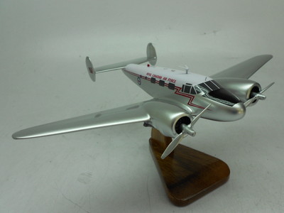 D-18-S Beechcraft Model 18 Canadian Airplane Desktop Wood Model Big New ...