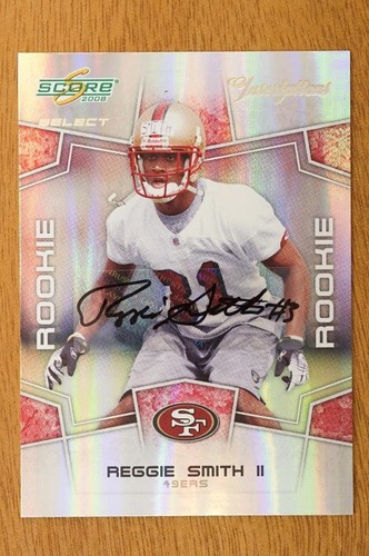 2008 Score Select Inscriptions 240/500 Reggie Smith II #386 Rookie Auto ...