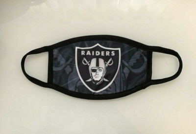 Raiders Graphic Washable Reusable Sublimated Face Mask Mouth Mask Cover ...