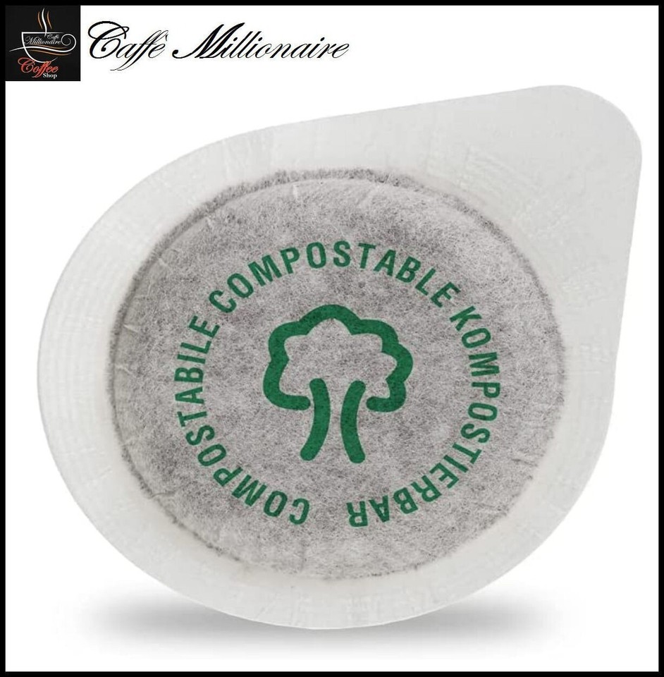 150 Pods Caffè Borbone miscela rossa Filter 44 MM Ese Wrappers Eco 100% ...