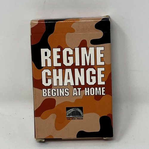 Regime Change Begins At Home - Playing Cards George Bush 2004 New ...
