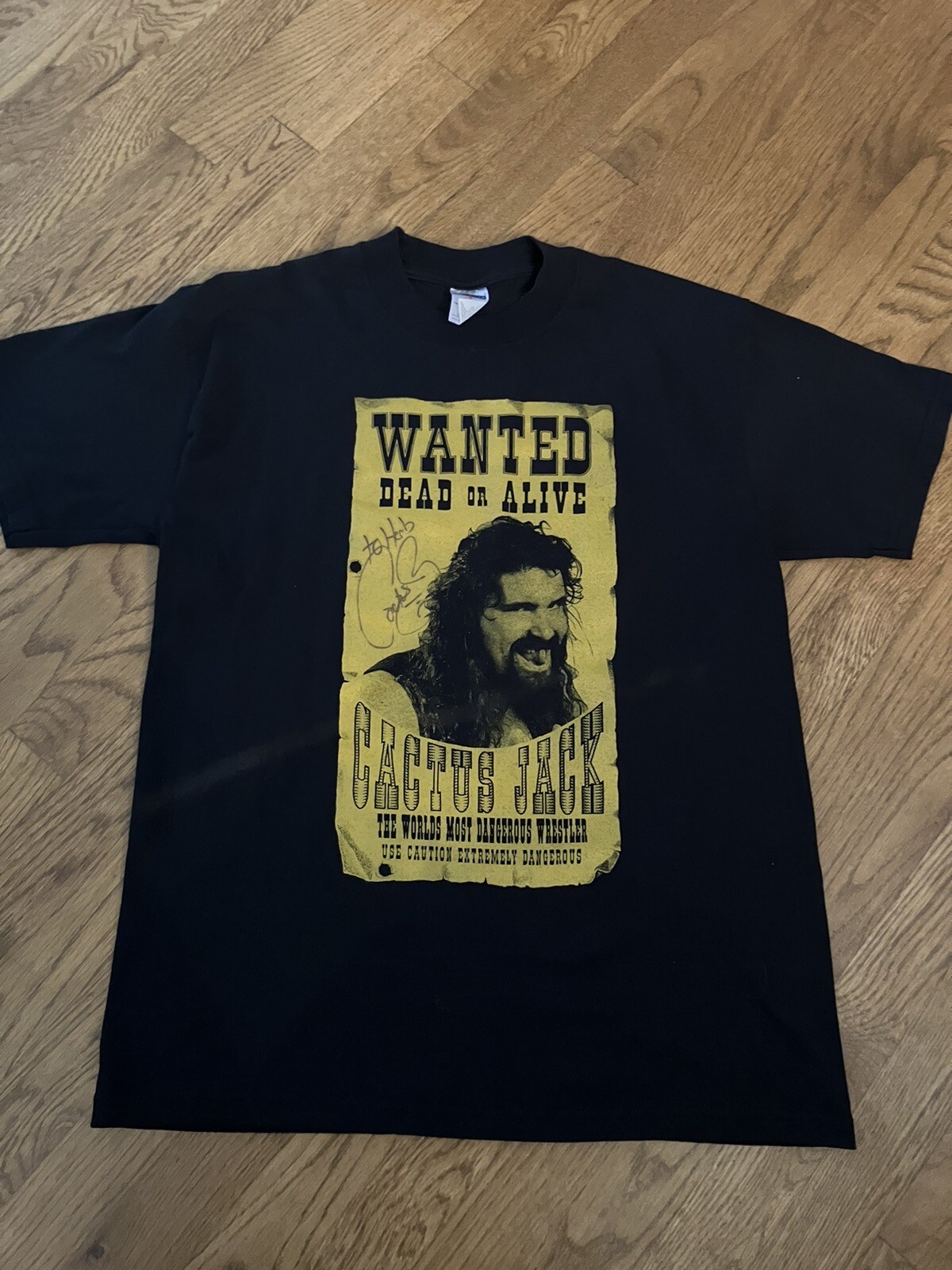 WWE Authentic Cactus Jack Mick Foley Wanted Dead Vint… - Gem