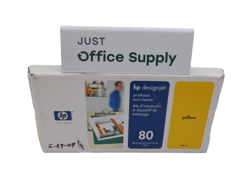 HP 80 Yellow C4823A Ink Printhead Cleaner Free Shipping GENUINE ...
