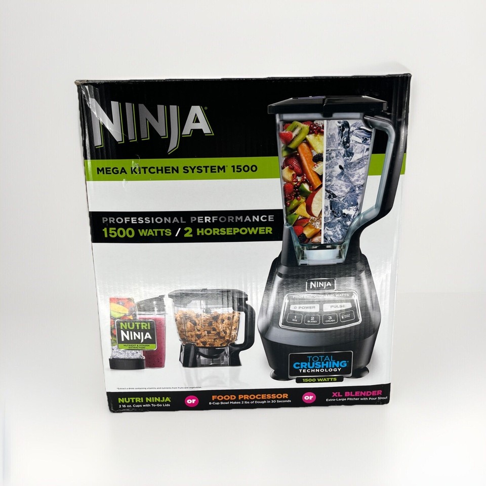Ninja Mega Kitchen System (BL770C) - 1500W Blender, Food Processor ...