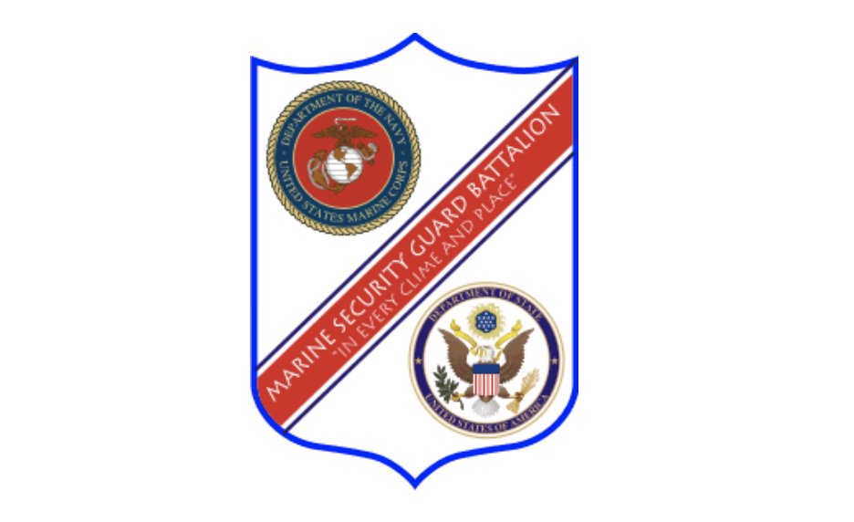 4" us marine corps security guard battalion bumper sticker decal usa ...