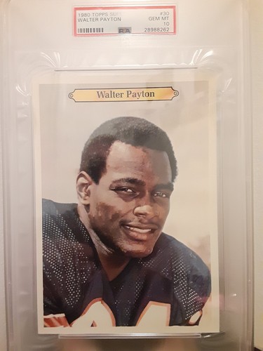 1980 Topps Super Walter Payton #30 GEM MT PSA 10 pop 22 | eBay