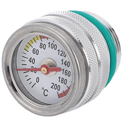 Motorcycle Oil Temperature Gauge Oil Temp Meter Universal Compatible ...