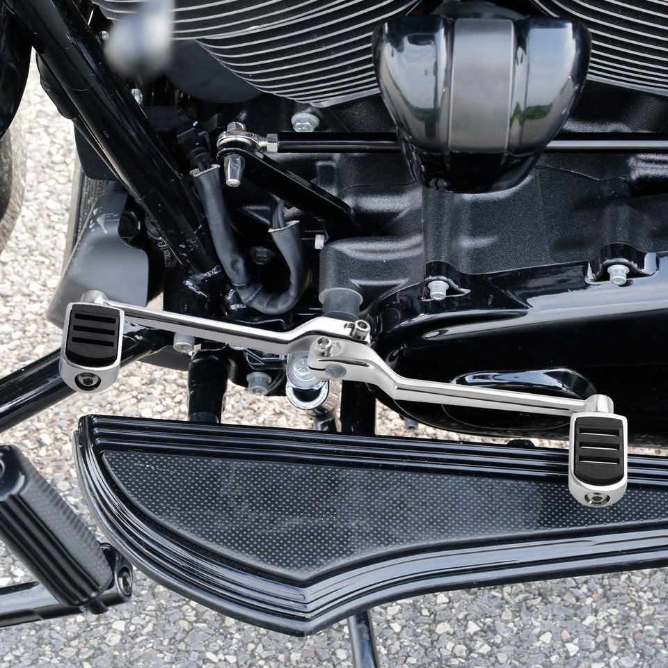 Gear Heel Toe Shift Lever Shifter Pegs Fit For Harley Road King Glide ...