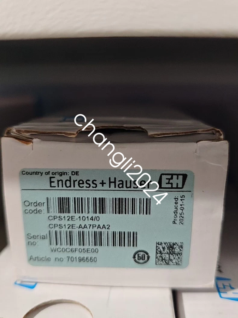 1PCS Endress Hauser ORP electrode CPS12E-AA7PAA2 new via FedEx or DHL ...