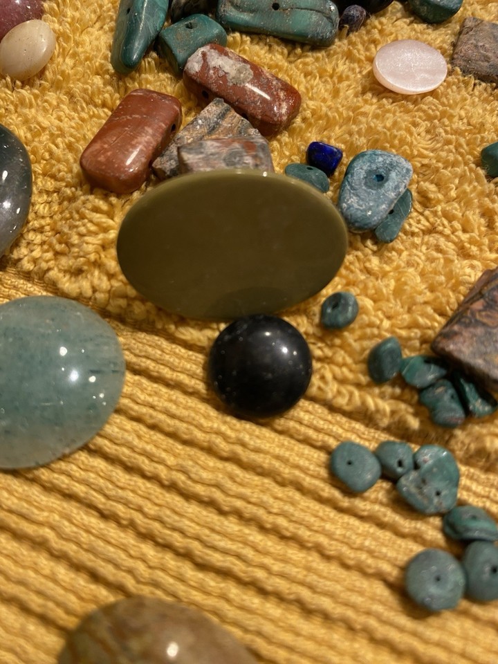 LRG Lot Of Stones Rocks Cabochons Polished Mix Loose Gems/Turquoise | eBay