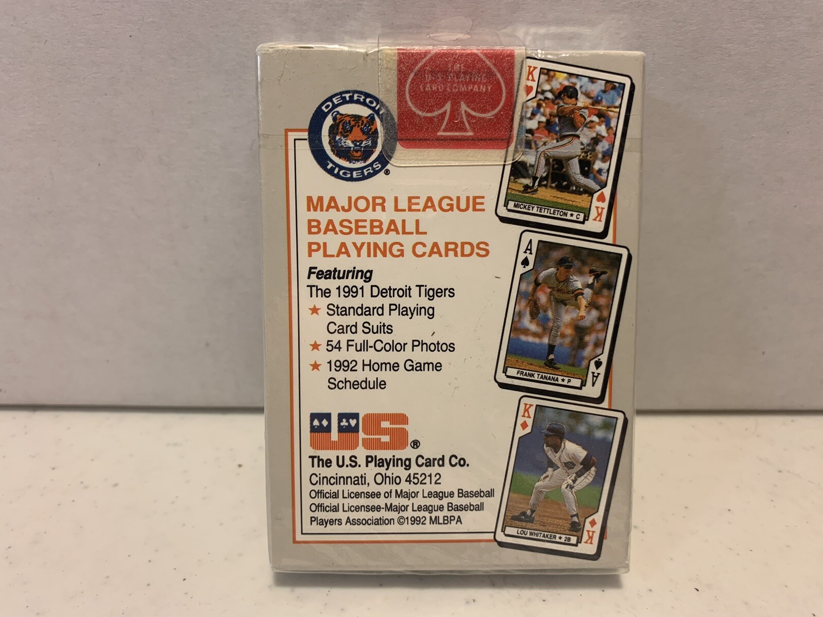 Vintage 1992 Detroit Tigers Playing Cards Poker Cards | eBay