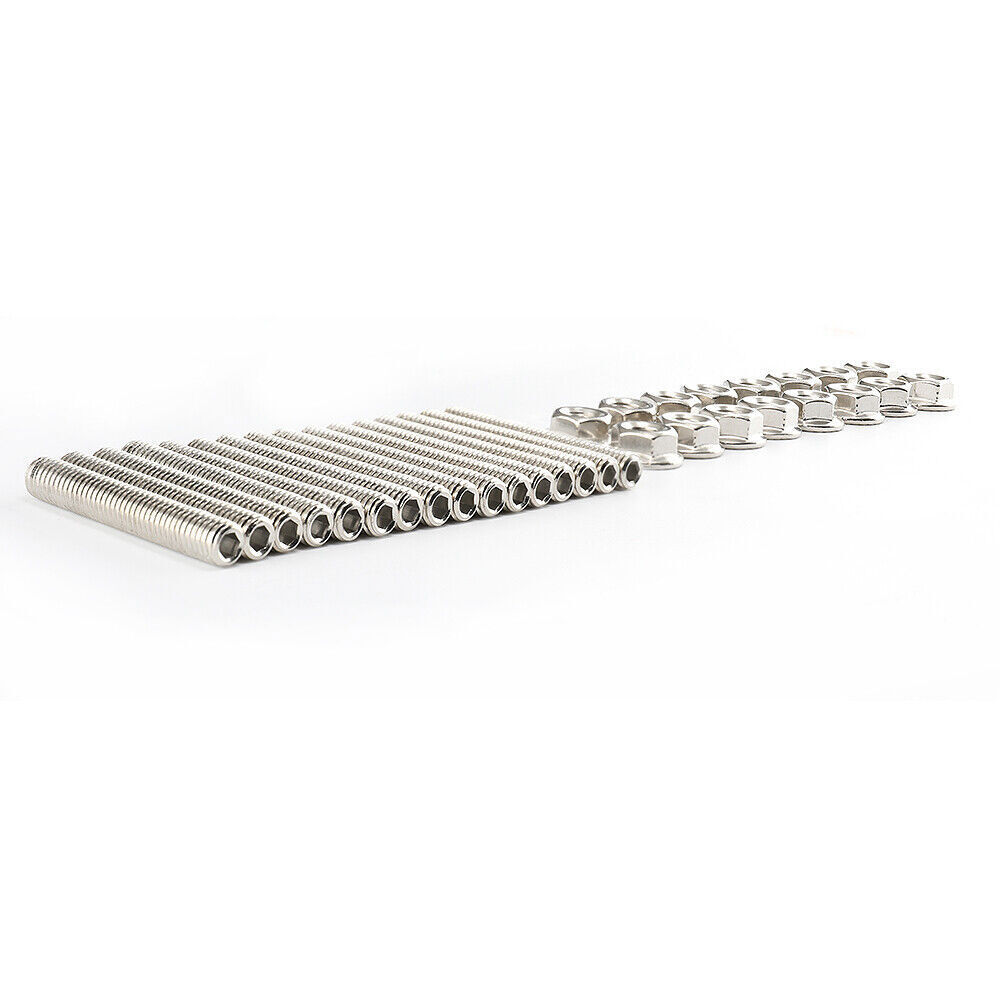 Stainless Steel Bolts Exhaust Manifold Header Stud Kit For Ford F150 4. ...